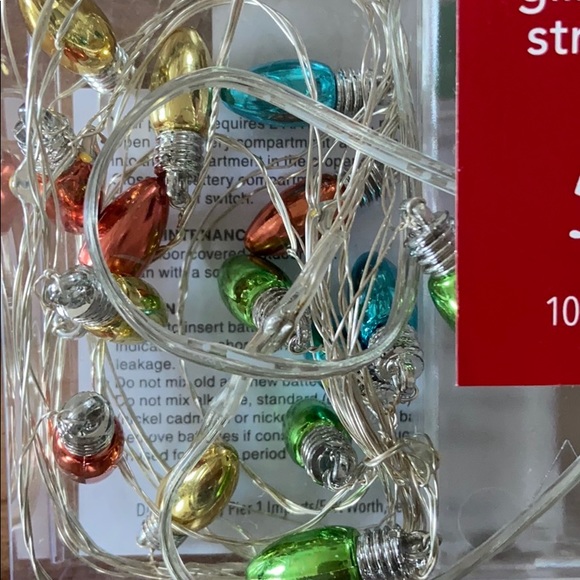 Pier 1 | Holiday | Pier Christmas Light Bulb 5 Led Glimmer Strings ...